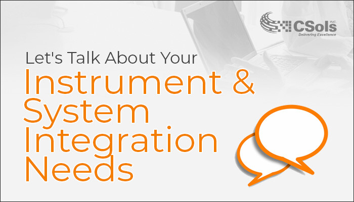 Let's Talk About Instrument and System Integration